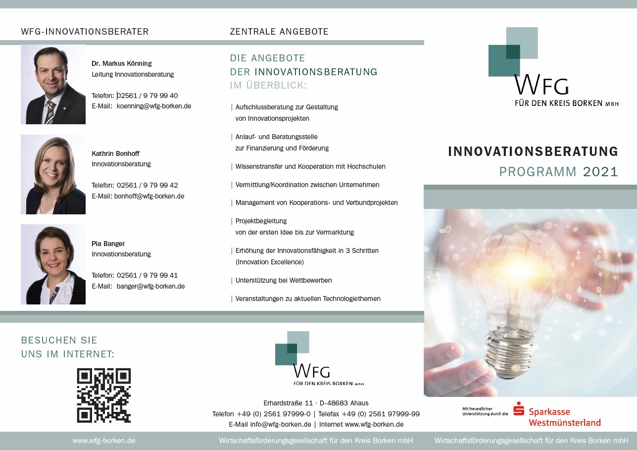 Innovationskompetenz stärken - WFG-Innovationsberatung stellt ...